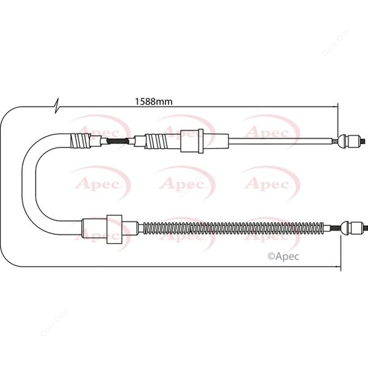Apec Brake Cable (CAB1404)