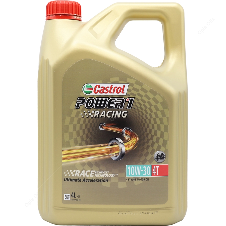Castrol POWER1 Ultimate 4T 10W-30 Fully Synthetic 4 Stroke Motorcycle ...