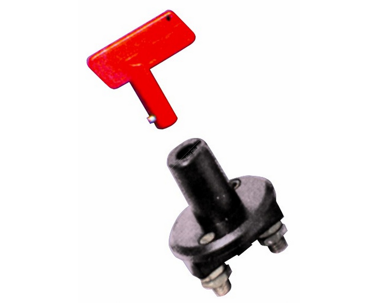 Battery Isolator Switch 100A - With A Removable Red Key - WOT-NOTS PWN701