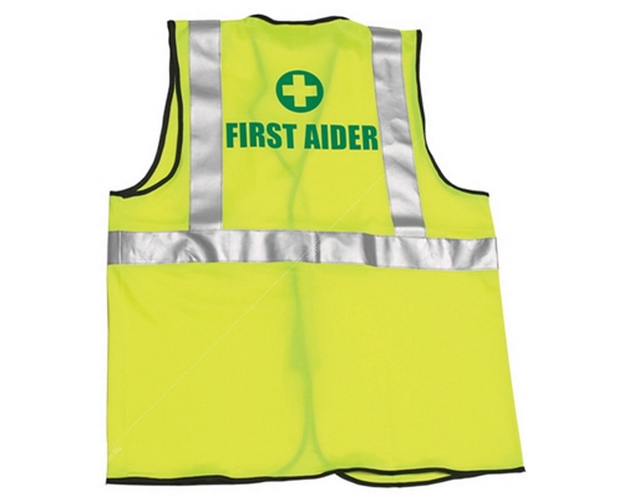 Hi-Vis First Aider Waistcoat Large XL Highly Visible Safety First Aid Q4217