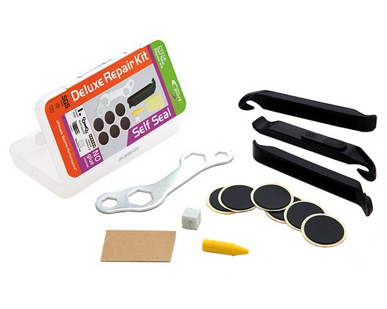 Cycle Deluxe Self-Seal Puncture Repair Kit - In Case - SPORT DIRECT SRKS04
