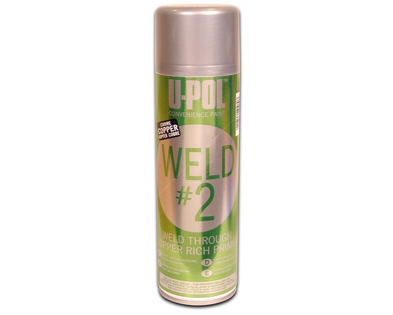 U-Pol Weld #2 Weld Through Primer - Copper Rich - 450ml - Fast-Drying ...