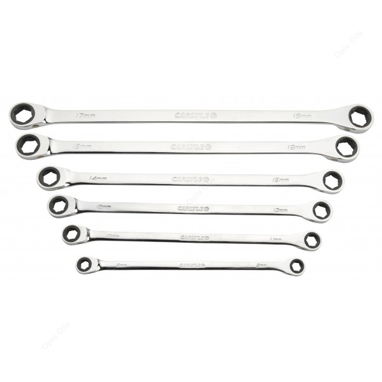 Metric Extra Long Box-End Spanner Set
