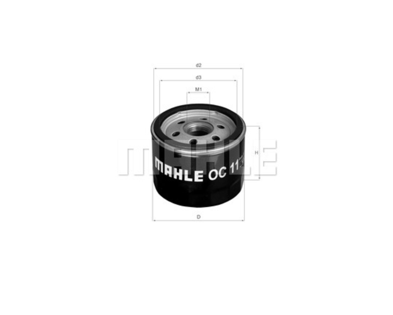 Mahle Oil Filter OC11 (Renault)