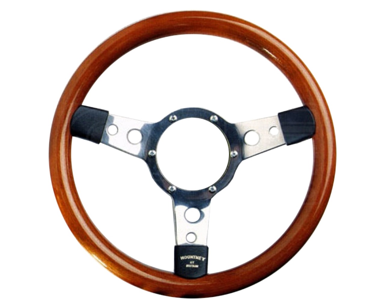 Mountney Traditional 13.5 Inch Woodrim Steering Wheel - Semi-Dished ...