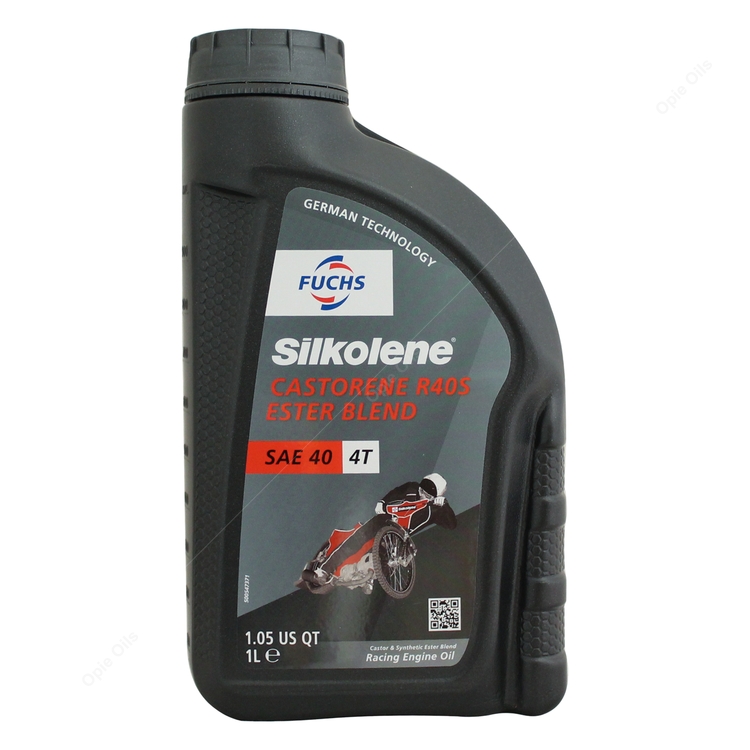 Silkolene Castorene R40S Castor Based, Synthetic Enhanced, Racing Oil ...